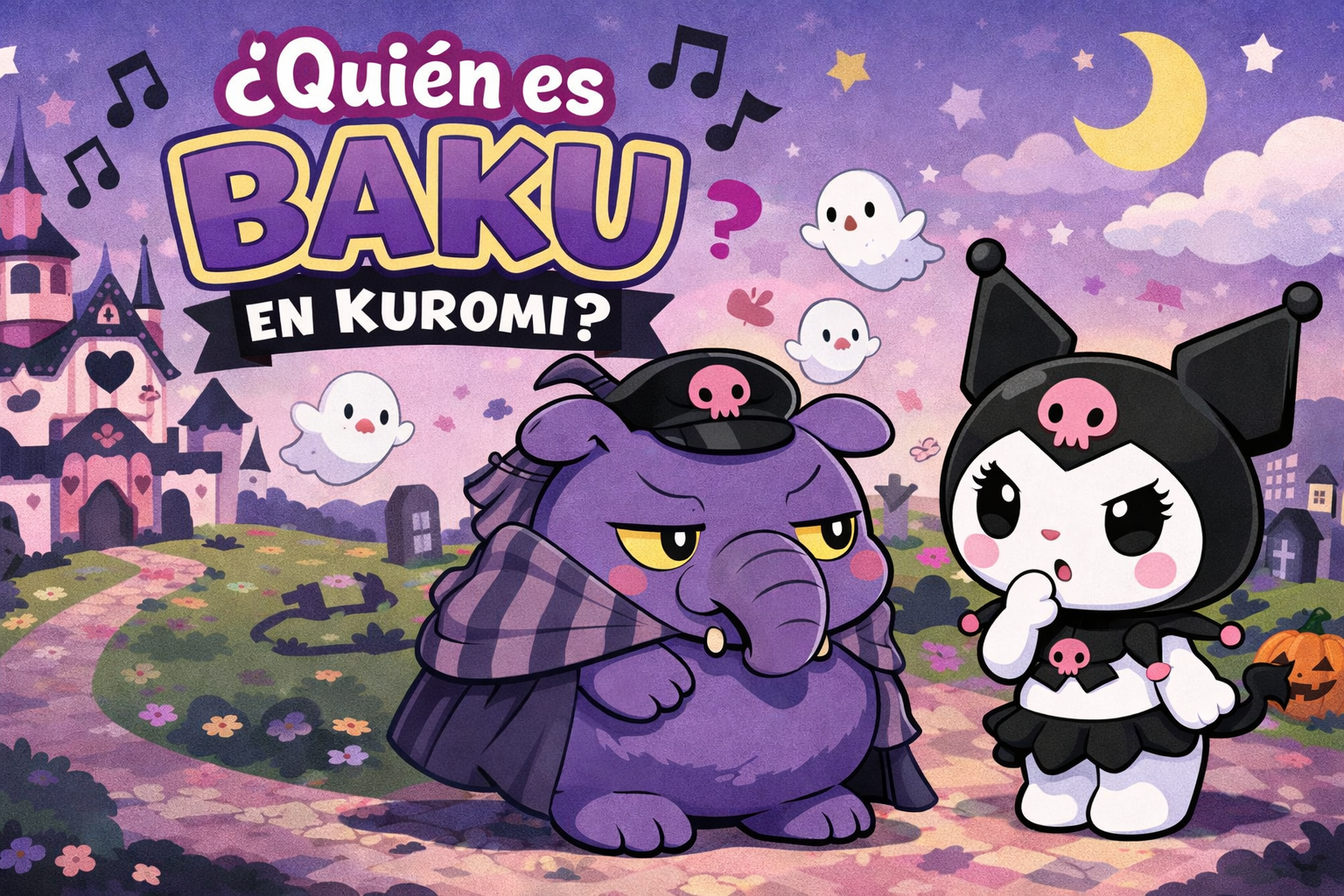 ¿Quién es Baku en Kuromi? El Verdadero Compañero y Confidente de Kuromi ...